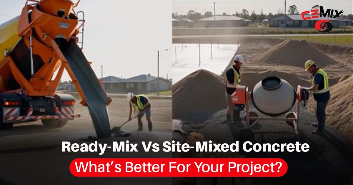 Ready-Mix Vs Site-Mixed Concrete: What’s Better For Your Project?